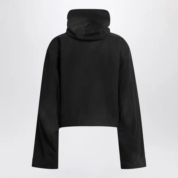 Balenciaga Cropped Hooded Jacket