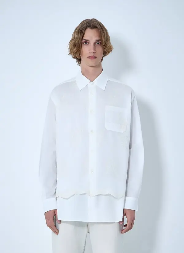 Our Legacy Embroidered Cotton Poplin Shirt