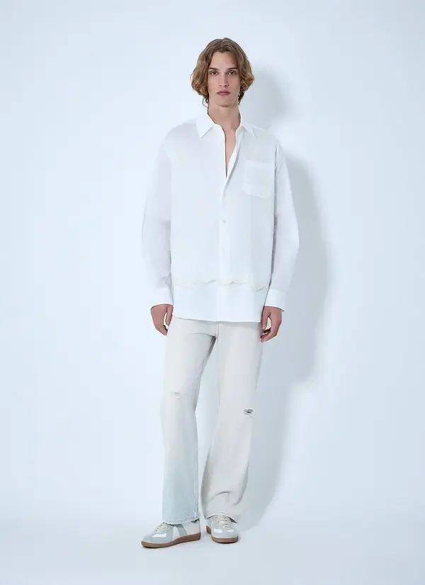 Our Legacy Embroidered Cotton Poplin Shirt