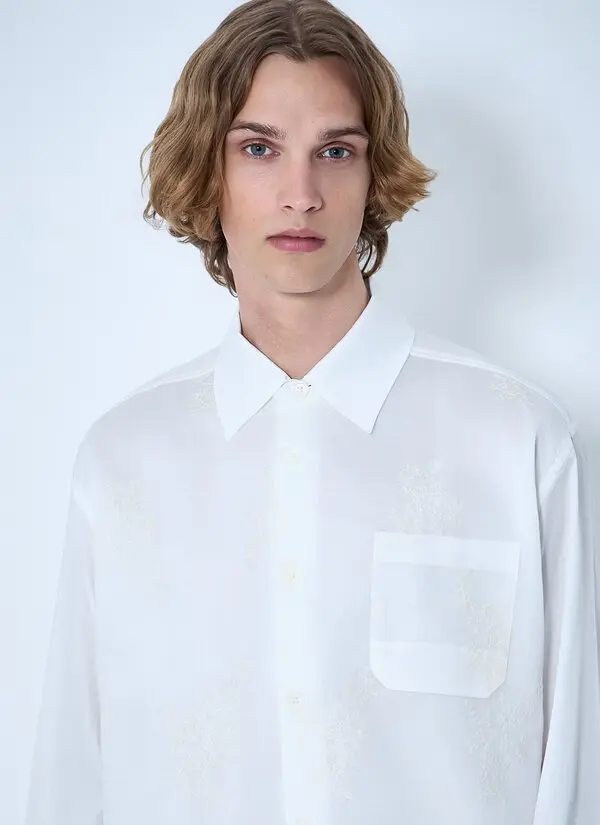 Our Legacy Embroidered Cotton Poplin Shirt