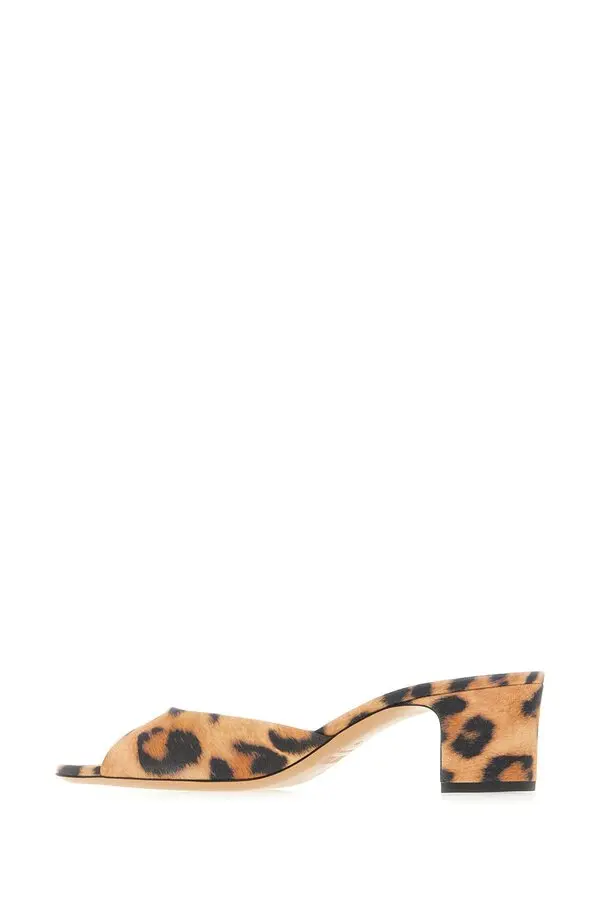 Paris Texas Leopard Print Mules