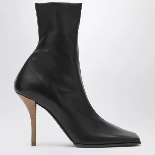 Alaïa Soft Square Sock Boots - Black