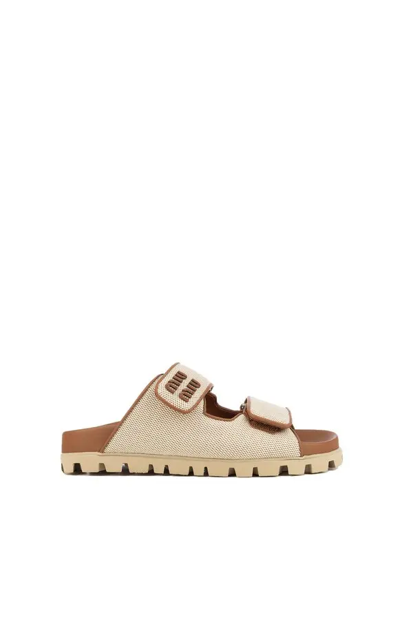 Miu Miu Mules With Velcro Straps