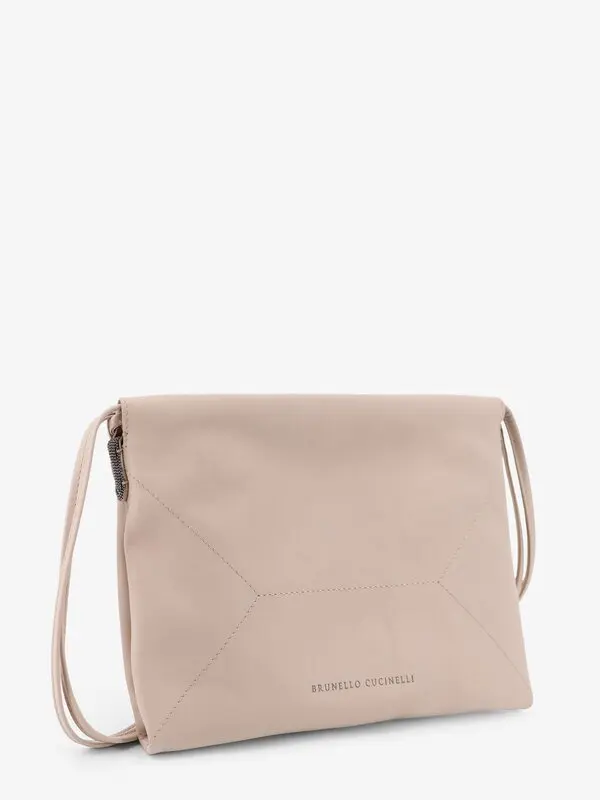 Brunello Cucinelli Duo Leather Shoulder Bag