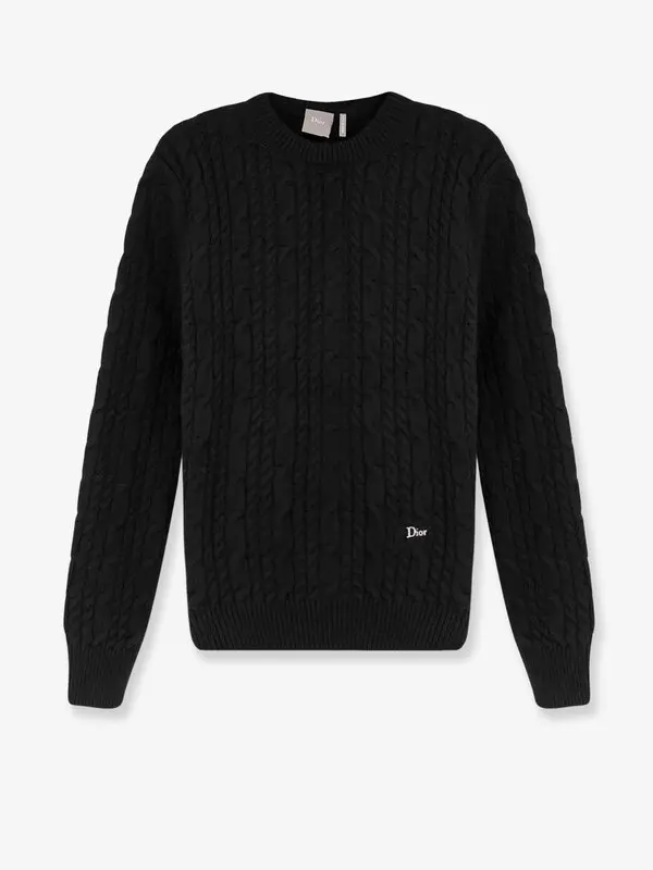 Dior Cable Knit Cashmere Sweater - Multicolor