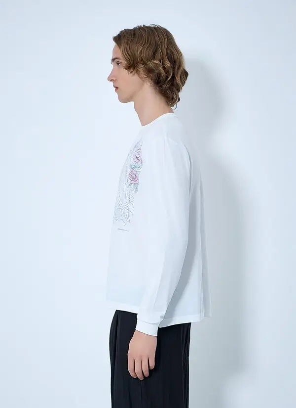 Our Legacy Graphic Long Sleeve T-shirt - White