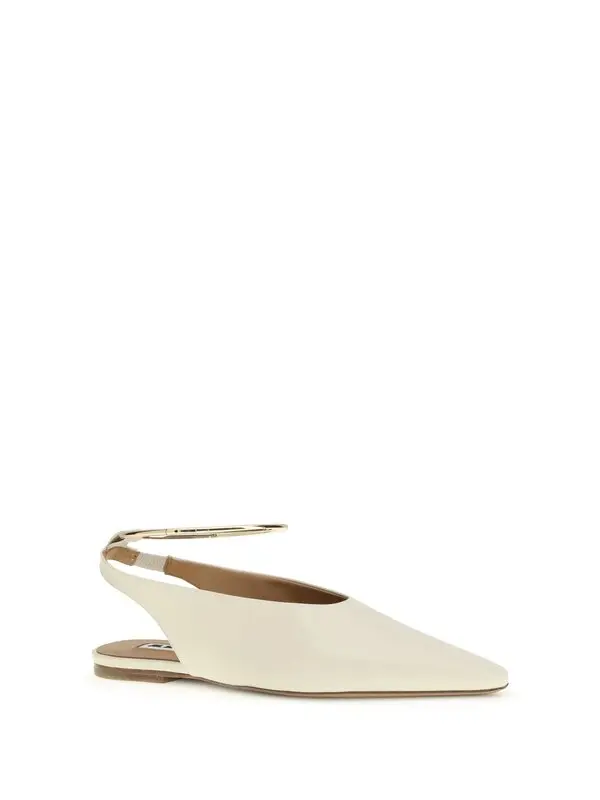 JIL SANDER Ring Ballerinas