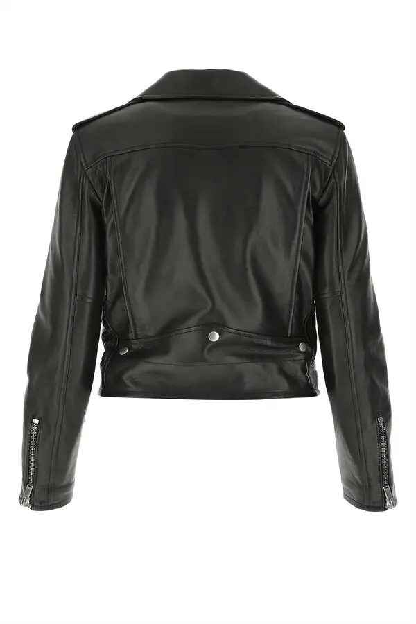 Saint Laurent Nappa Leather Biker Jacket