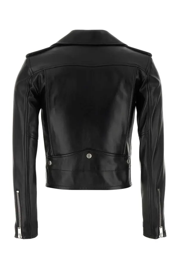 Saint Laurent Nappa Leather Biker Jacket