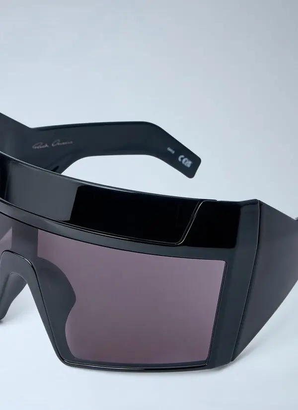 Rick Owens Shield Frame Sunglasses