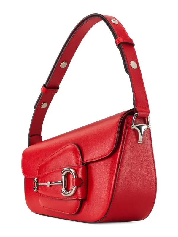 Gucci Horsebit 1955 Small Shoulder Bag - Red