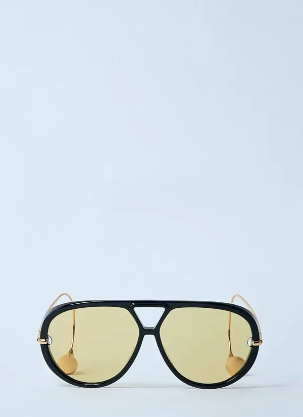 Bottega Veneta Drop Aviator Sunglasses