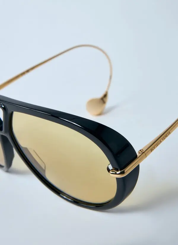Bottega Veneta Drop Aviator Sunglasses