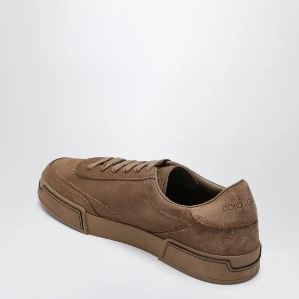 Dolce & Gabbana Portofino Light Suede Sneakers - Brown