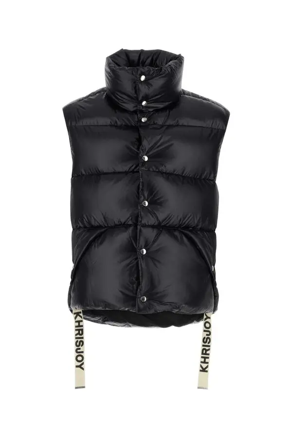 Khrisjoy Sleeveless Puff Down Jacket - Black
