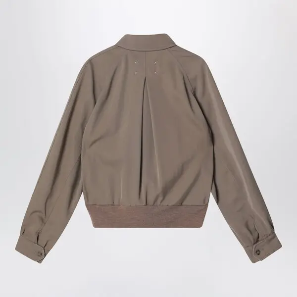 MAISON MARGIELA Virgin Wool Zip-up Jacket