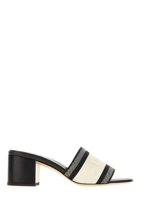Gucci Woman's Block Heel Slide Pumps