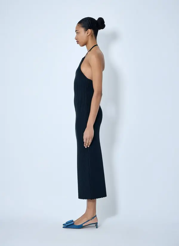 jacquemus blue knit dress JACQUEMUS LA ROBE BRILHO DRESS TURQUOISE NEW SEASON PARLOUR X SYDNEY –  Parlour X main image 0