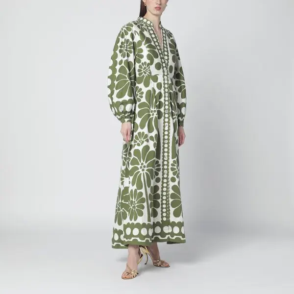 Farm Rio Palermo Maxi Dress - Green