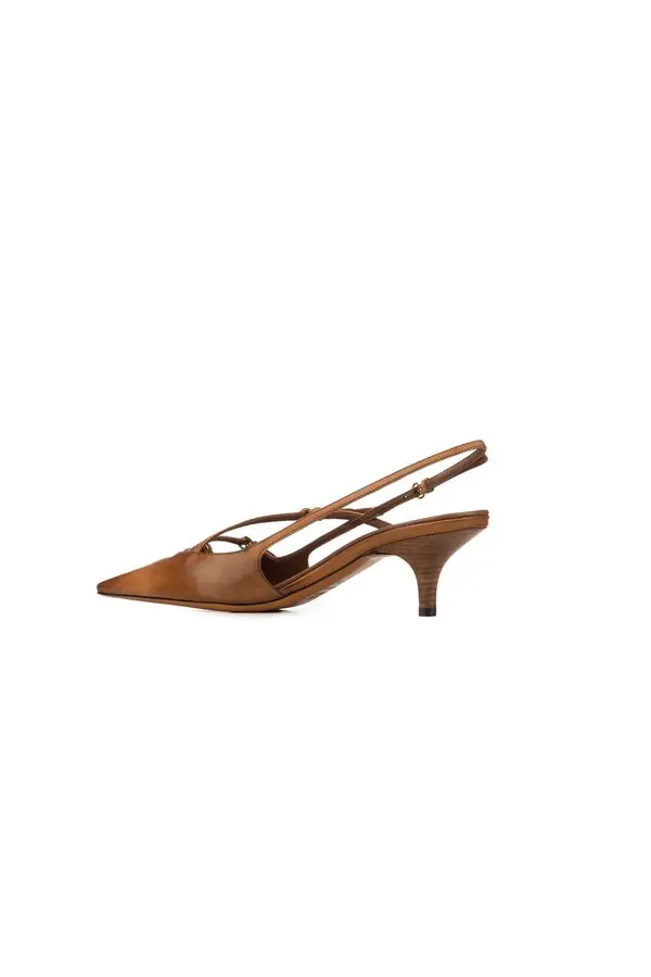 Miu Miu Slingback Kitten Heel Pumps - Multicolor