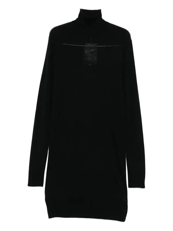 TOTEME Wool Turtle-neck Midi Dress - Multicolor