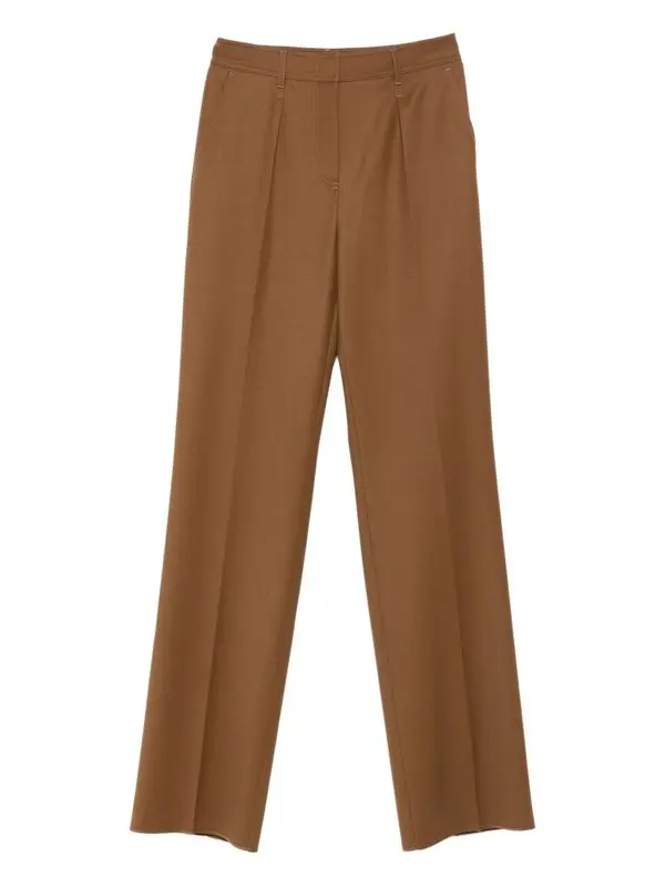 Max Mara Tailored Wool Trousers - Multicolor