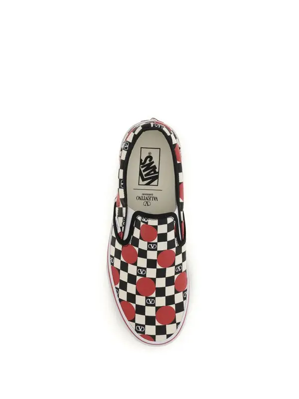 Valentino Garavani X Vans Checkerboard Slip-on Sneakers - Multicolor