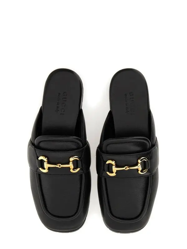 Gucci Sabot With Horsebit Detail