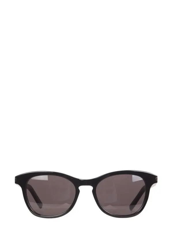 Saint Laurent Round Frame Sunglasses - Black