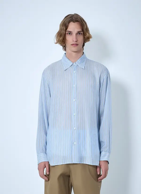 Dries Van Noten Classic Button-down Shirt - Blue