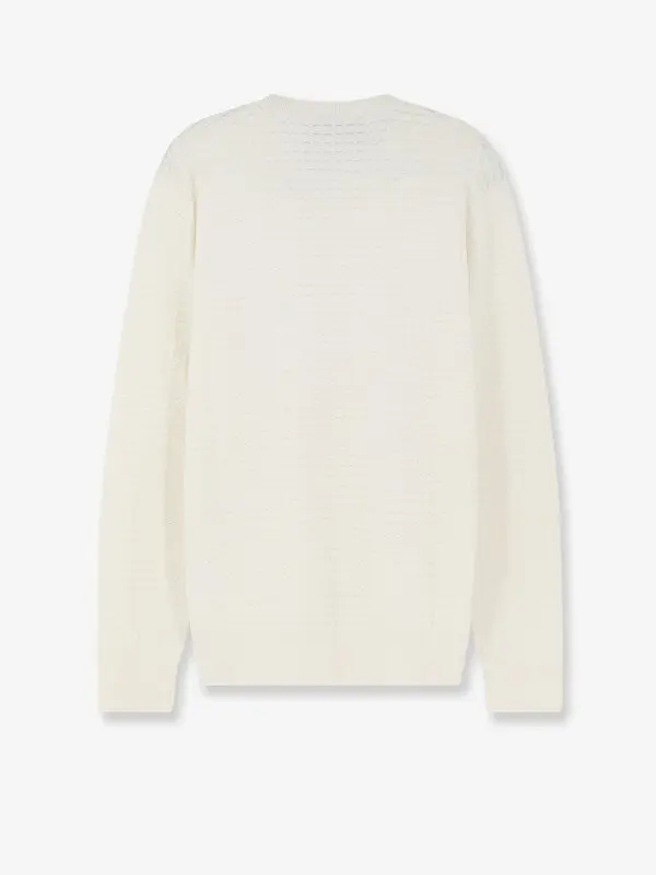 BOSS Silk And Cotton Blend Crew Neck Sweater
