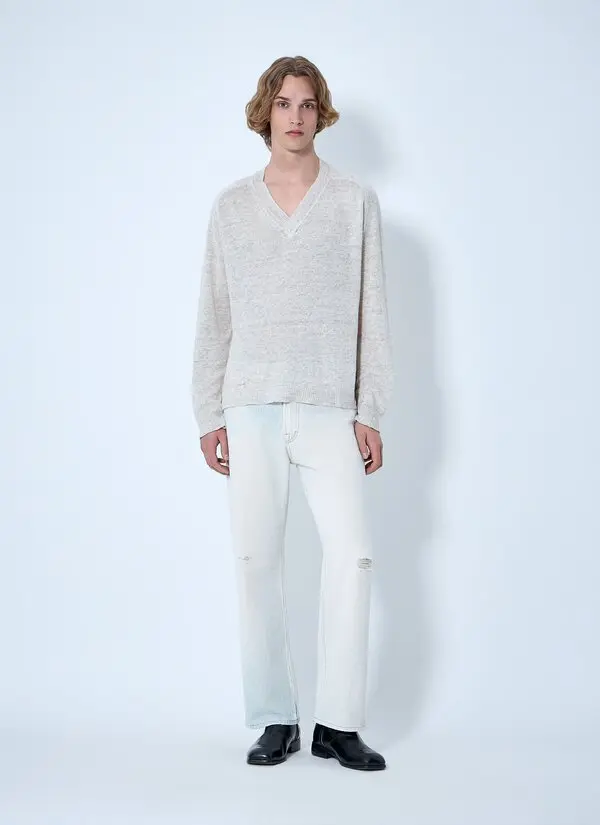 Our Legacy V-neck Knit Sweater - Multicolor