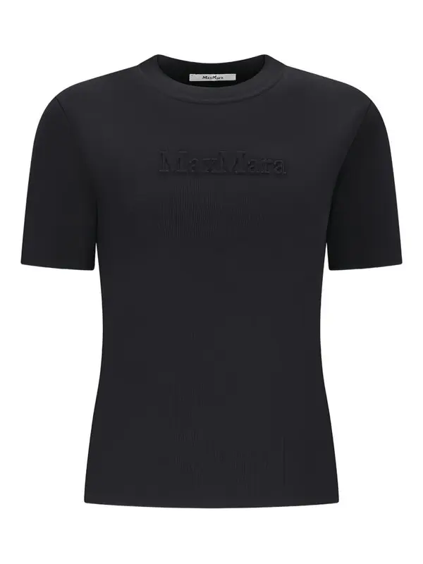 Max Mara Embossed Logo Cotton T-shirt