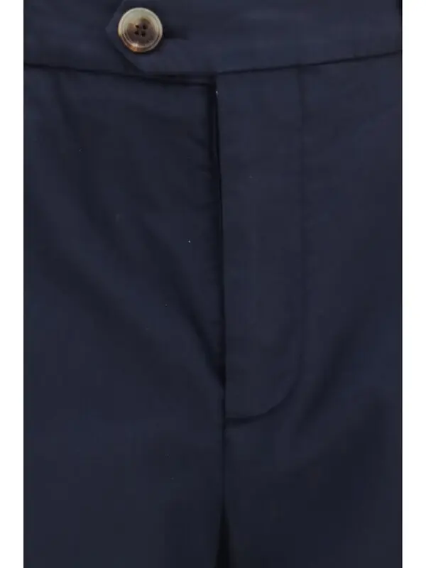 Brunello Cucinelli Cotton Blend Chino Pants - Black