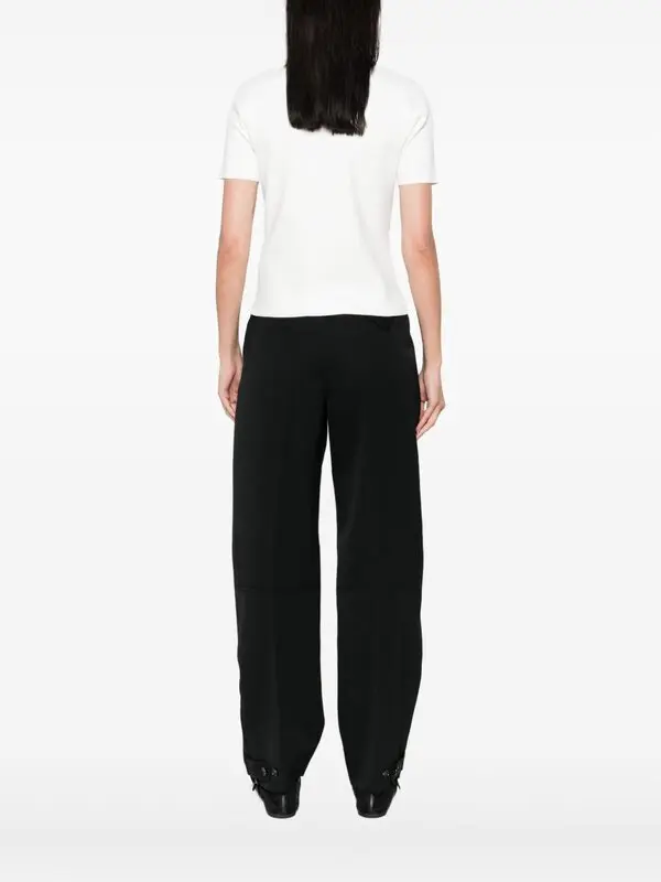 Max Mara Ribbed Knit Short Sleeve T-shirt