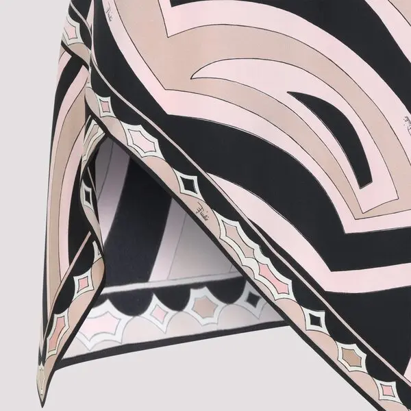 Emilio Pucci Silk Twill Mini Skirt