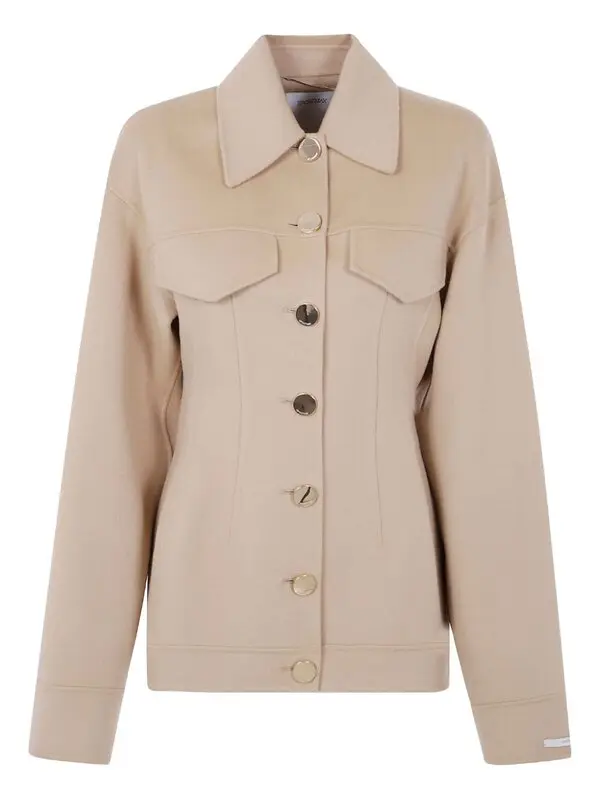 Sportmax Virgin Wool Coat - Multicolor