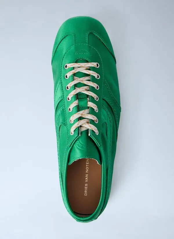 Dries Van Noten Satin Low-top Sneakers