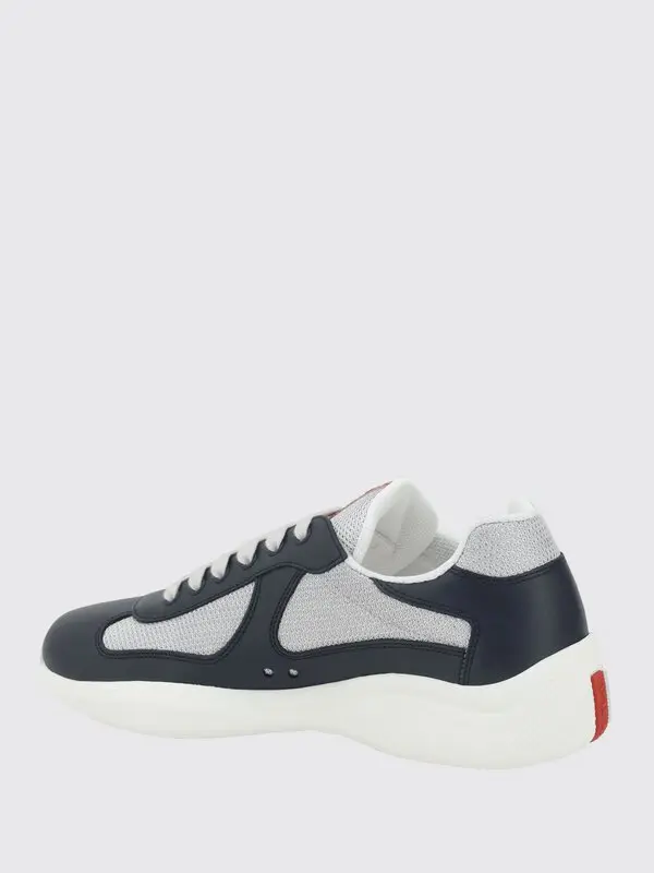 Prada Calf Leather Sneakers - Blue