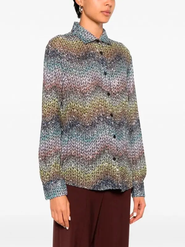 Missoni Caperdon" Long Sleeve Shirt - Multicolor