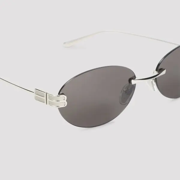 Balenciaga Oval Rimless Sunglasses