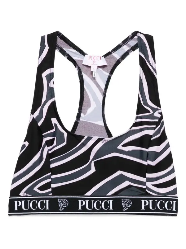Emilio Pucci Printed Bra - Multicolor