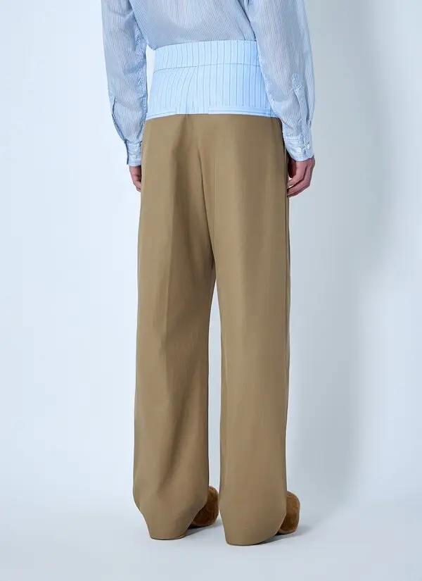 Dries Van Noten Wide-leg Trousers With Elasticated Waistband