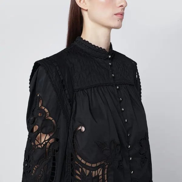 Farm Rio Richelieu Cotton Blouse