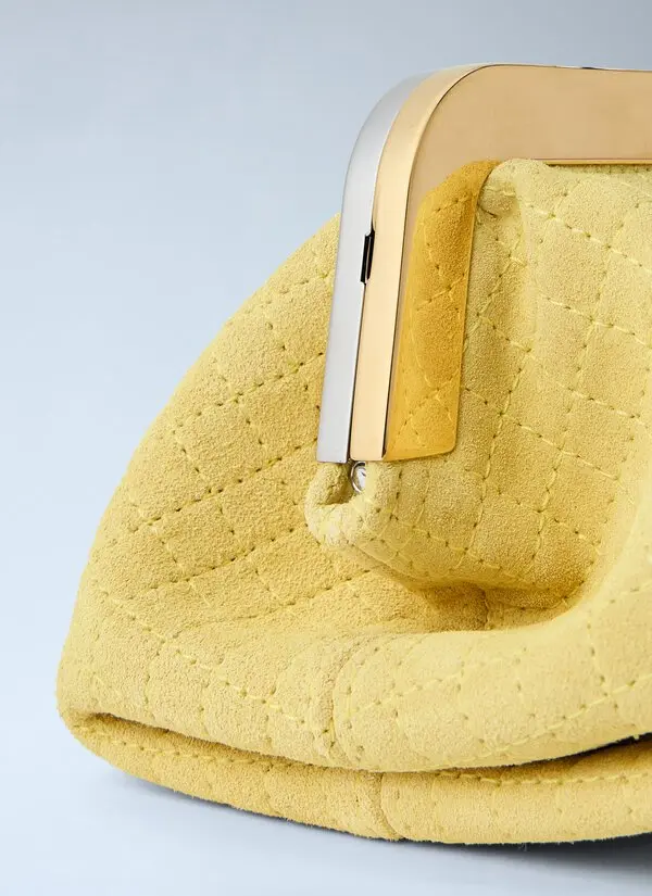 Jacquemus The Salon Maïs Leather Clutch Bag