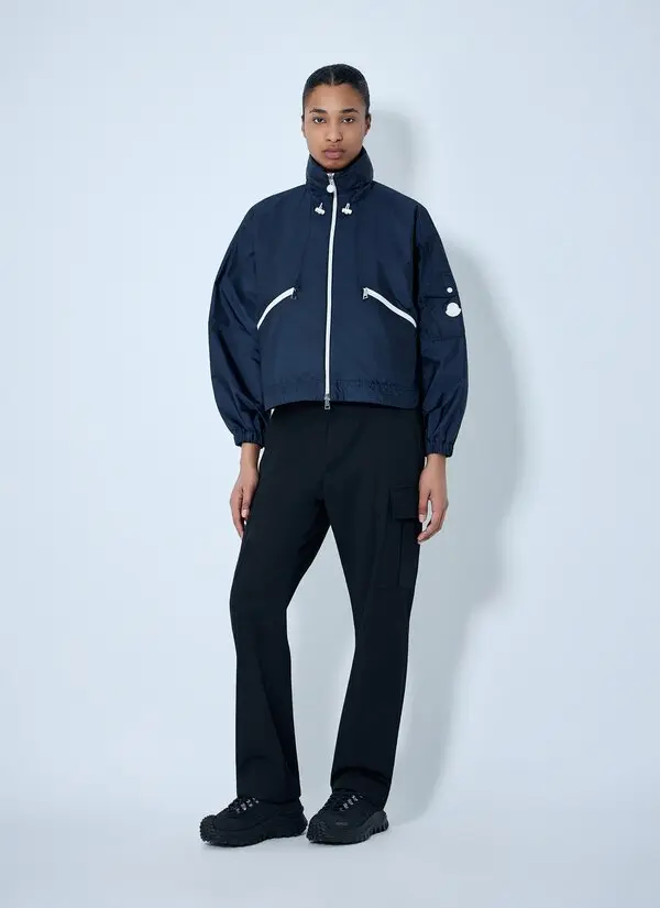 Moncler Marmacy Hooded Rain Jacket - Blue