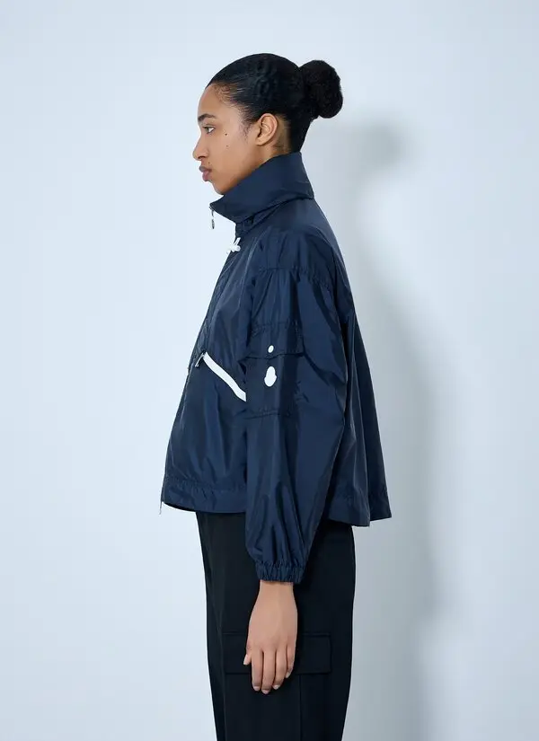 Moncler Marmacy Hooded Rain Jacket - Blue
