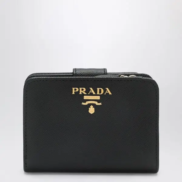 Prada Small Saffiano Leather Wallet - Black