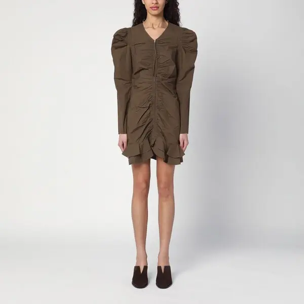 Isabel Marant Étoile Briali Mini Dress - Green