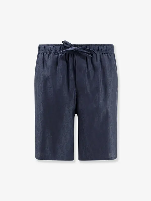 Dior Oblique Cotton And Silk Shorts - Multicolor